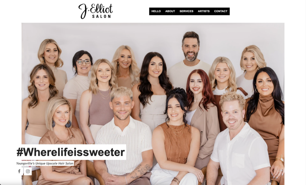 J. Elliot Salon | Eight Hats