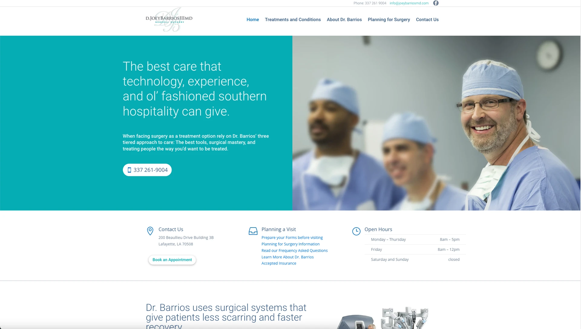 Dr. Joey Barrios III, MD General Surgery Project | Eight Hats